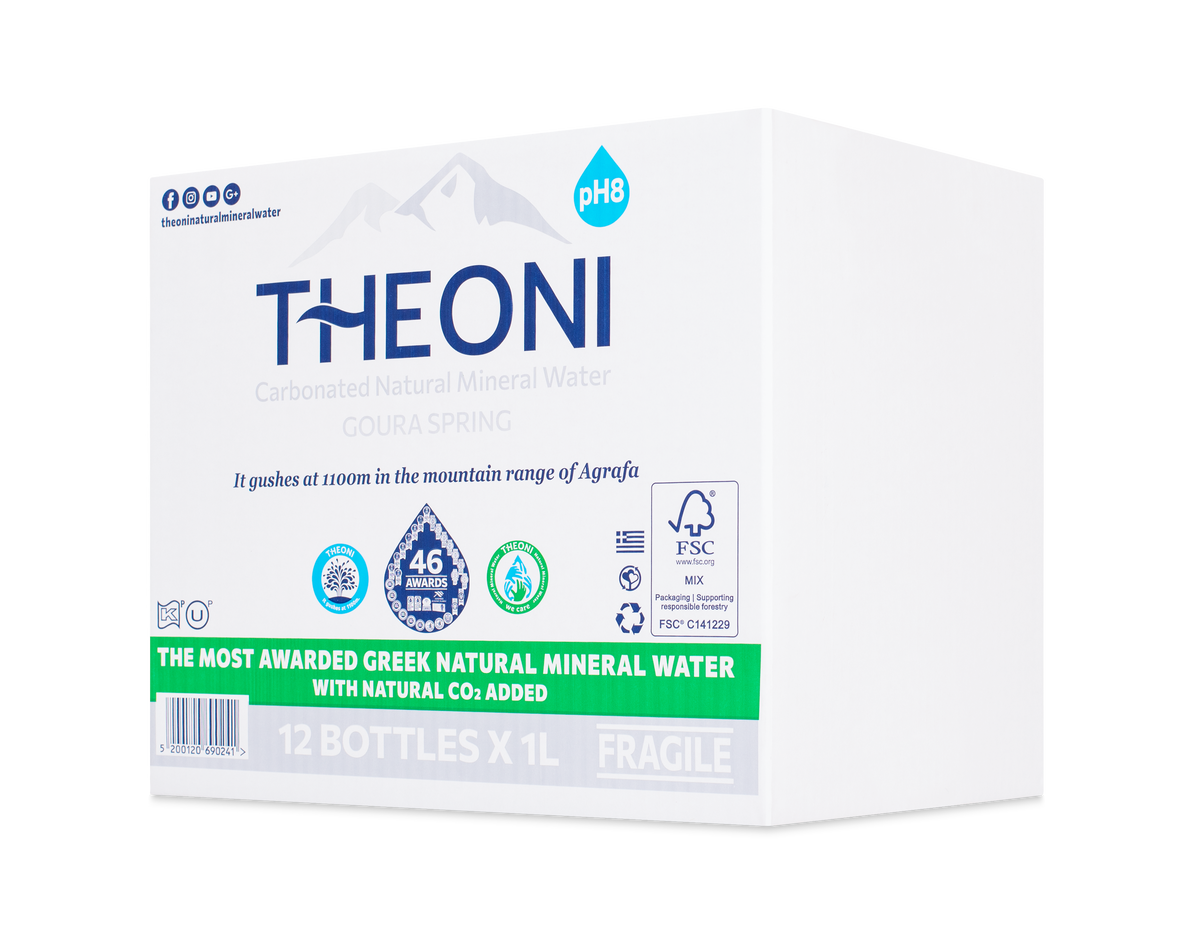 Theoni water HK (sparkling water) 1L - Greek Premium Water – Fonsapor